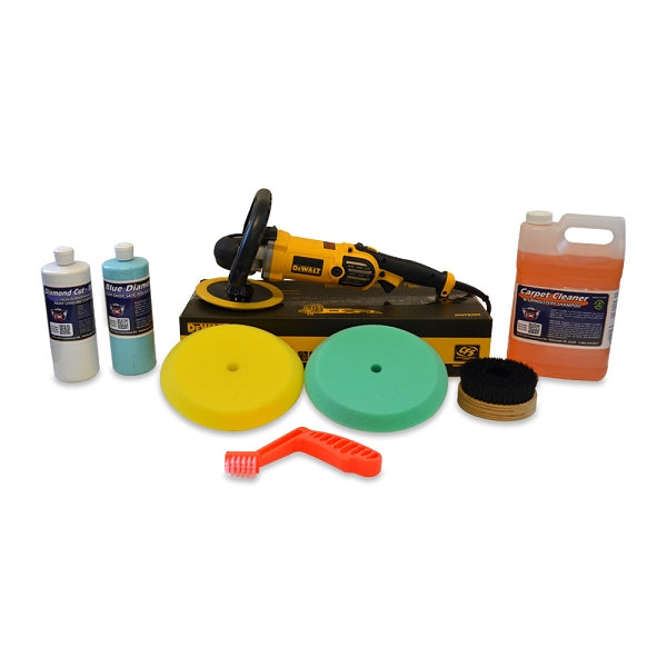 DeWalt DWP849X Buffer "Buff Shine & Shampoo" Value Package